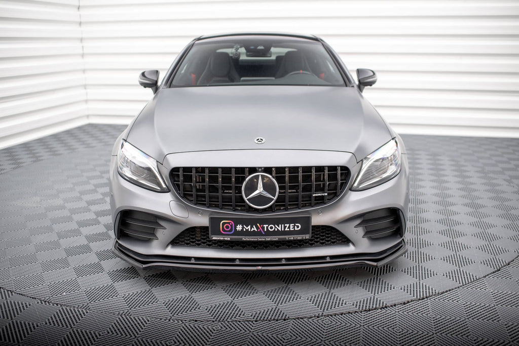 Maxton Design Front Splitter V.1 Mercedes-AMG C43 Coupe / Sedan C205 ...