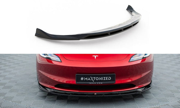Maxton Design Front Splitter V.1 - Tesla Model 3 Project Highland ...