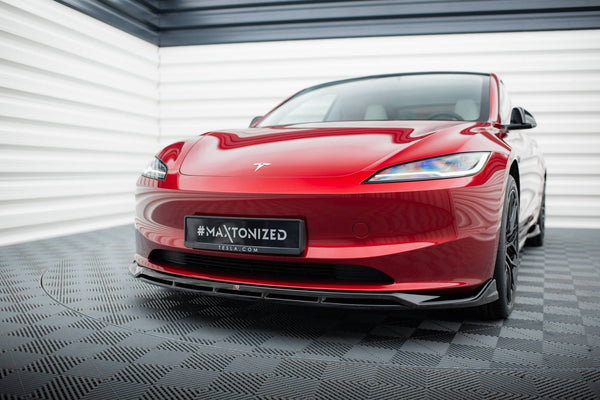 Maxton Design Front Splitter V.1 - Tesla Model 3 Project Highland ...
