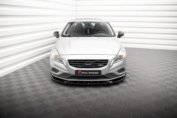 Maxton Design Front Splitter V.1 Volvo S60 R-Design Mk2 | VO-S60-2 ...