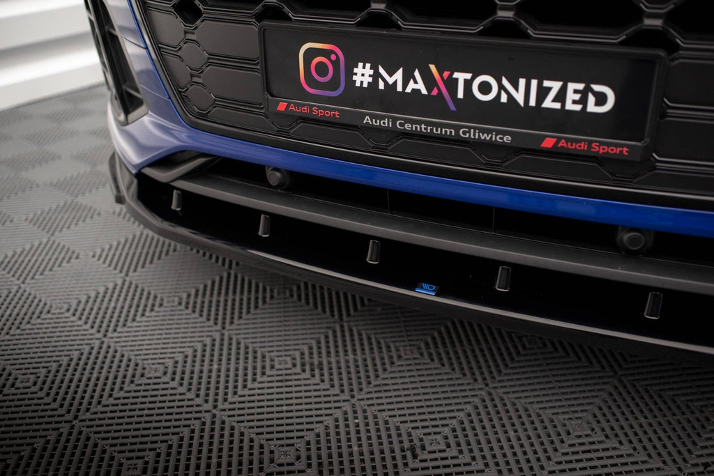 Maxton Design Front Splitter V.2 Audi Sq5 / Q5 S-Line Suv / Sportback ...