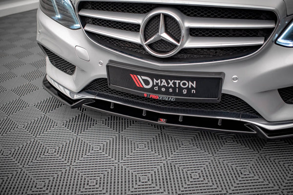 Maxton Design Front Splitter V.2 Mercedes-Benz E AMG-Line Sedan W212 ...