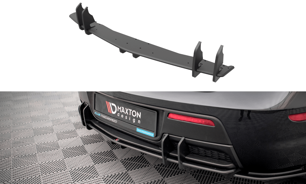 Maxton Design Street Pro Rear Diffuser Mazda 3 MPS Mk1 US-Spec Version ...
