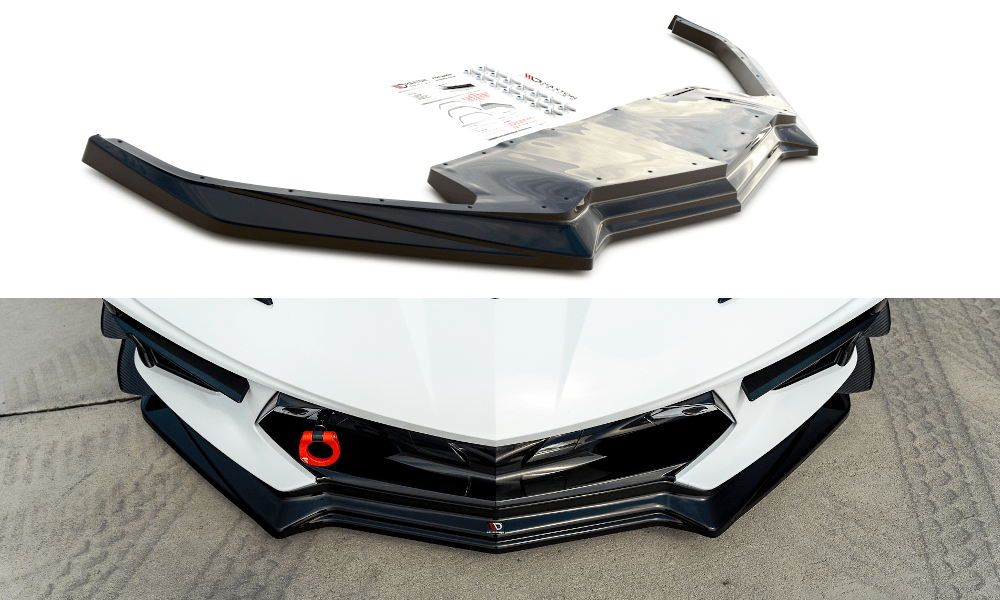 Maxton Design Front Splitter - Chevrolet Corvette C8 | CH-CO-C8-FD2G ...