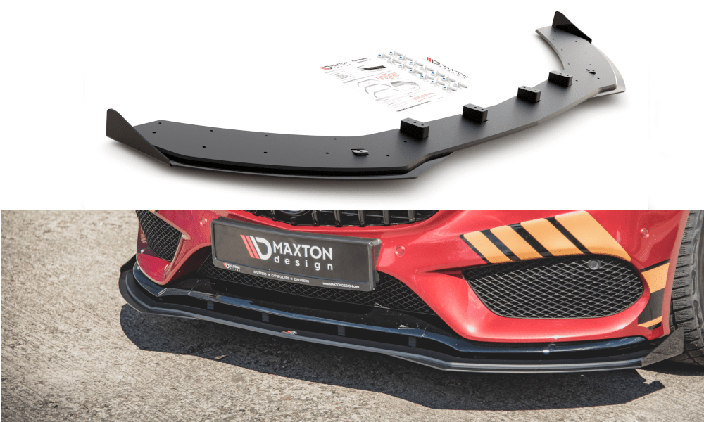 Maxton Design Racing Durability Front Splitter + Flaps - Mercedes-AMG ...