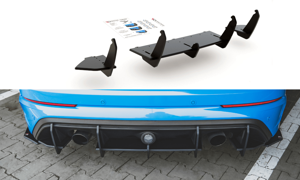 Maxton Design Racing Durability Rear Diffuser - Ford Focus RS Mk3 ...