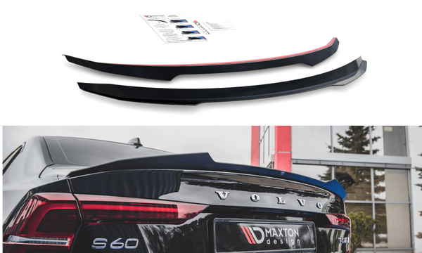 Maxton Design Spoiler Cap - Volvo S60 R-Design Mk3 | VO-S60-3-RDESIGN ...