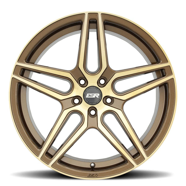 ESR Wheels RF15 18" 5x120 Brushed Clear Bronze w/ Brushed Clear Bronze ...
