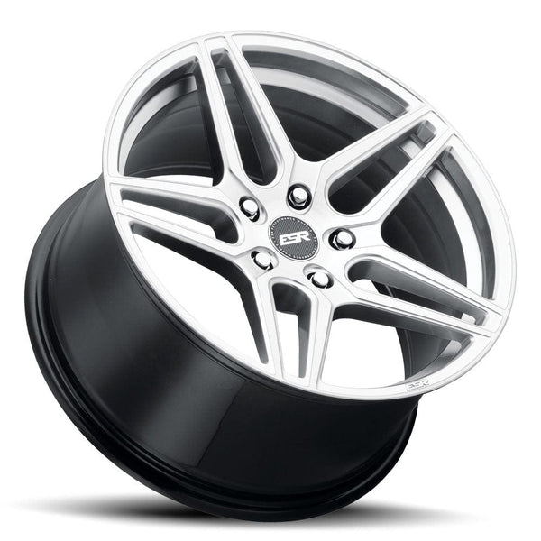 ESR Wheels RF15 18" 5x120 (Custom Drill) Hyper Silver w/ Hyper Silver ...
