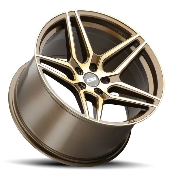 ESR Wheels RF15 18" 5x100 Brushed Clear Bronze w/ Brushed Clear Bronze ...