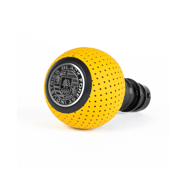 BFI Heavy Weight Shift Knob - GS2 - Giallo Taurus Air Leather - Black ...
