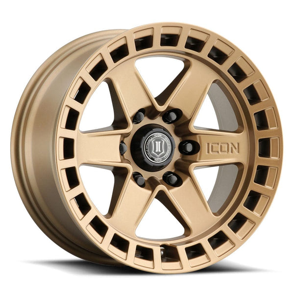 ICON Alloys Raider 17" 6x139.7 Satin Brass | 3417858347BS – UroTuning