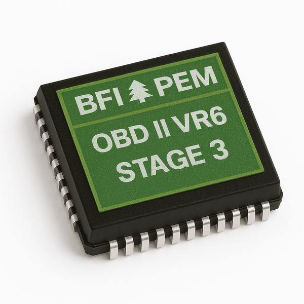 BFI PEM Stage 3 OBD2 VR6 Turbo Software 4" MAF 440cc - VW / Mk3 / VR6 ...