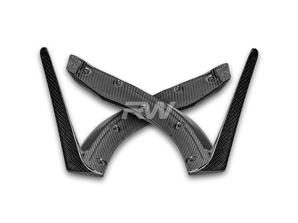 RW Carbon Mercedes C236 CLE53 Carbon Fiber Front Splitters | mercc23602 ...