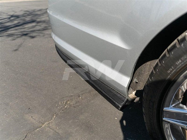 RW Carbon Mercedes W204 Carbon Fiber Rear Bumper Splitters | mercw20442 ...