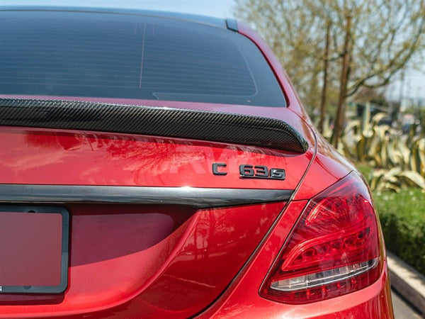 RW Carbon Mercedes W205 Sedan DTM Carbon Fiber Trunk Spoiler ...