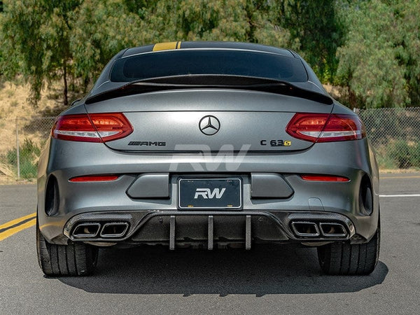 RW Carbon Mercedes W205 C63/C63S Coupe DTM CF Rear Diffuser ...