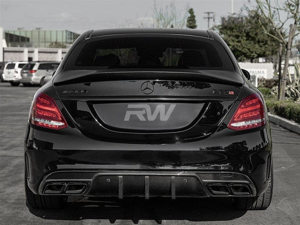 RW Carbon Mercedes W205 C63/C63S Sedan 19+ DTM CF Diffuser | mercw20541 ...