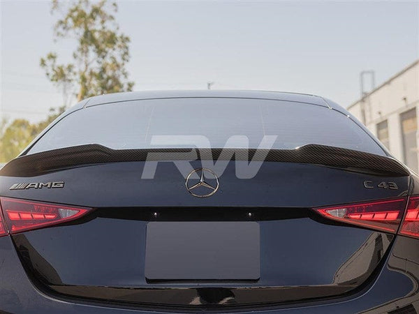 RW Carbon Mercedes W206 XR Style Carbon Fiber Trunk Spoiler ...