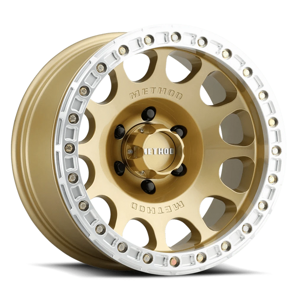 Method Race Wheels MR105 Beadlock 17" 6x139.7 Gold | MR10579060138B ...