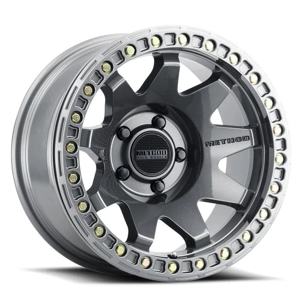 Method Race Wheels MR108 17" 6x139.7 Gloss Titanium w/ BH-H24125-38 ...
