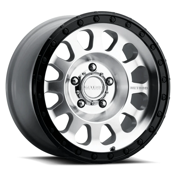 Method Race Wheels MR315 17" 6x139.7 Machined w/ Gloss Black Lip ...