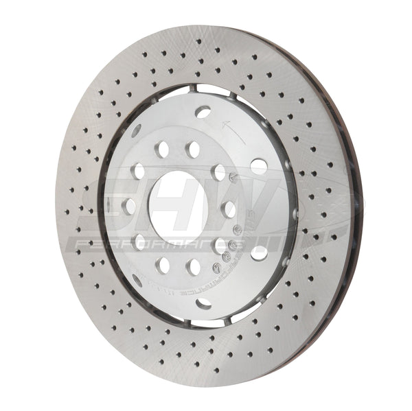 SHW Performance 2003 Audi RS6 4.2L Left Rear Cross-Drilled Lightweight ...