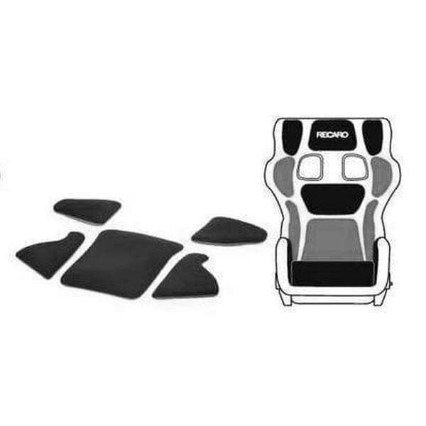 Recaro Pad-Kit M for P 1300 GT (Set of 11 w/ Seat Cushions) - Black ...