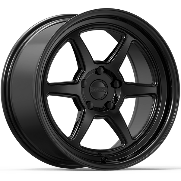 Kansei K14B Roku 18" 5x120 Gloss Black | K14B-189518+38 – UroTuning
