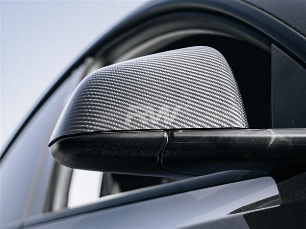 RW Carbon Tesla Model Y Carbon Fiber Mirror Covers | tesla023 – UroTuning