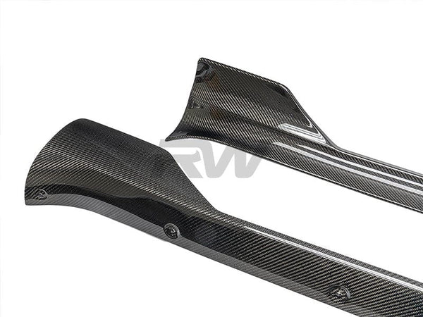 RW Carbon Tesla Model S / Plaid Carbon Fiber Side Skirt Extensions ...