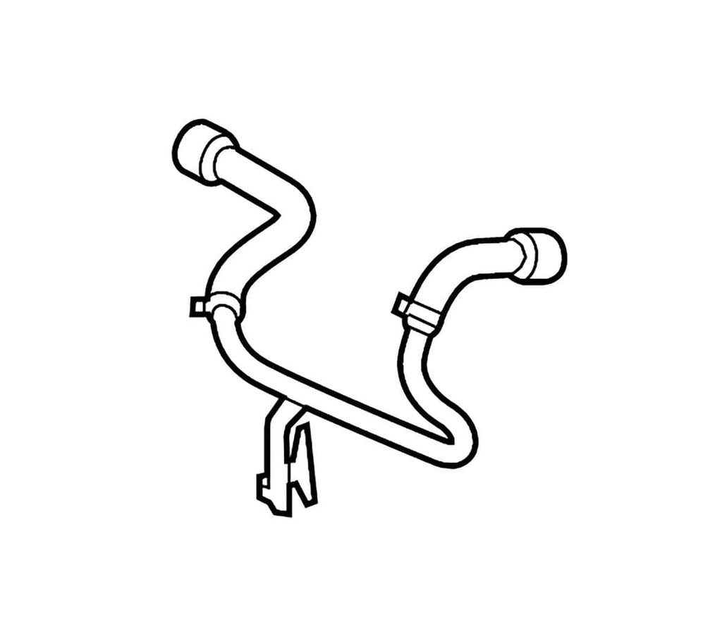 VW/Audi Cooling Hose (Thermostat to Coolant Outlet Flange) - VW/Audi ...