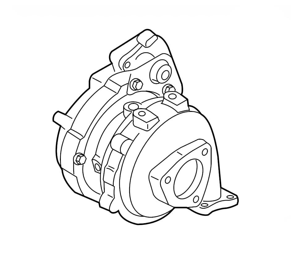 VW/Audi Turbocharger - VW/Audi / V6 3.0L TDI / Touareg / Q7 ...