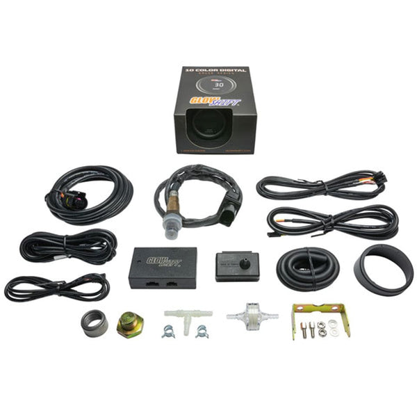 GlowShift Gauges 10 Color Dual Digital Boost & Wideband Gauge | GS-TCD ...