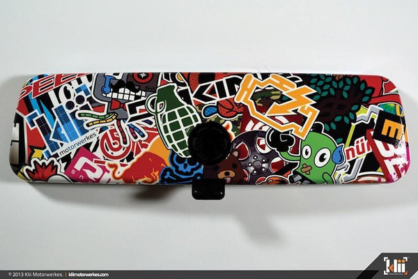 K5RM18 | Interior Rear View Mirror Wrap - Stickerbomb #1 – UroTuning
