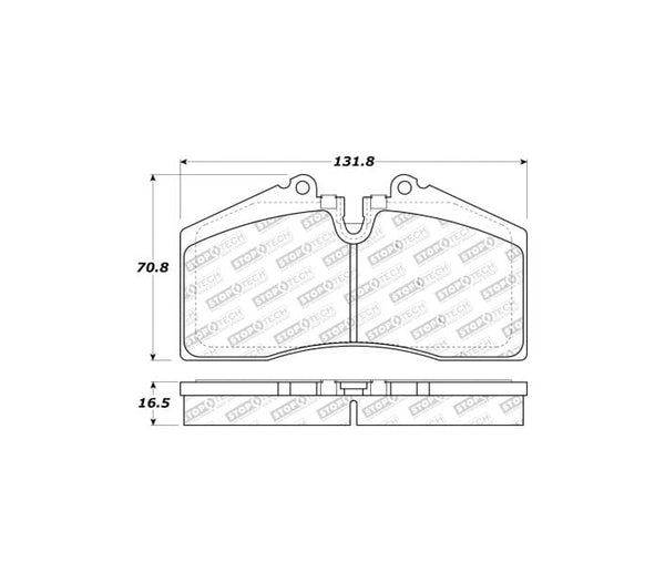 309.0609 | Stoptech Replacement Brake Pads (ST-40 / STR-40) – UroTuning