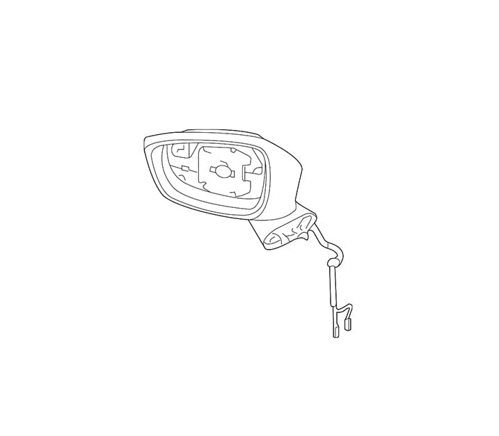 BMW Heated Outside Mirror (Left) - BMW / F3X / 320i / 328d / 328i ...