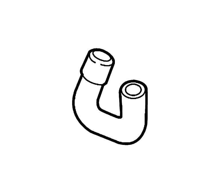 VW/Audi Cooling Hose (Water Pump to Pipe Assembly) - VW/Audi Mk6 Jetta ...