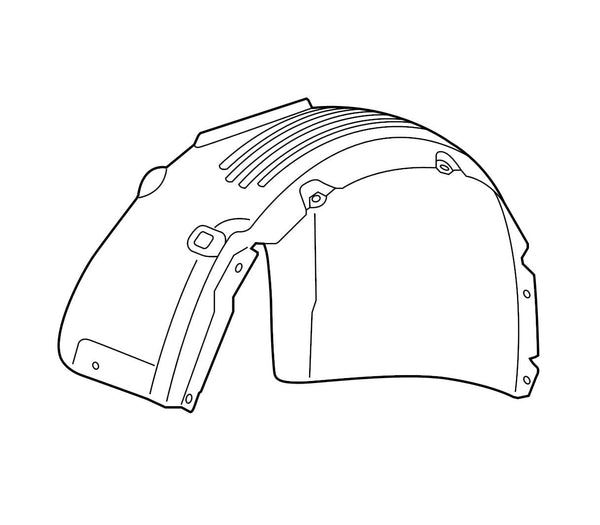 VW/Audi Front Fender Liner (Upper Left) - VW Mk7/7.5 Golf & GTI ...