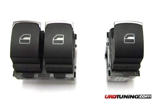 FAW Window Switch Kit w/Chrome Trim (2-pcs) | Mk5 2-door | 5K3959857B ...