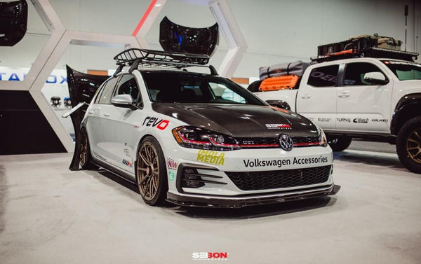 Seibon 18-21 Volkswagen GTI MB-Style Carbon Fiber Front Lip | FL18VWG7 ...