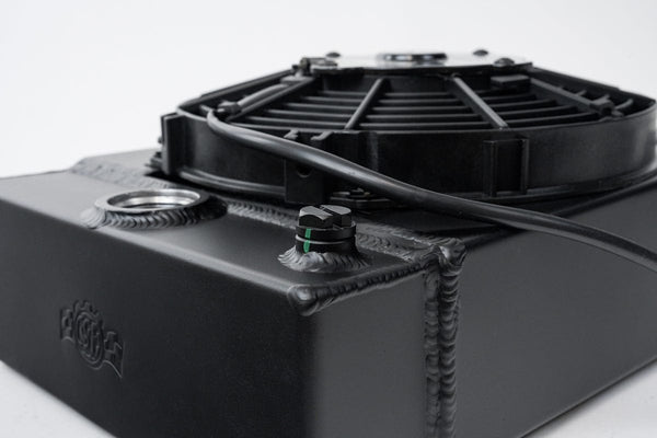 CSF Performance The KING Cooler - Ultimate Drag Race Radiator w/ SPAL ...