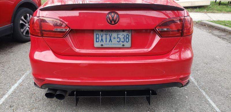 Ventus Autoworks Rear Diffuser w/ Rear Spats | Volkswagen GLI 11-14 ...