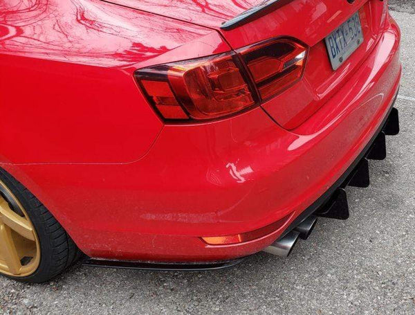 Ventus Autoworks Rear Diffuser w/ Rear Spats | Volkswagen GLI 11-14 ...