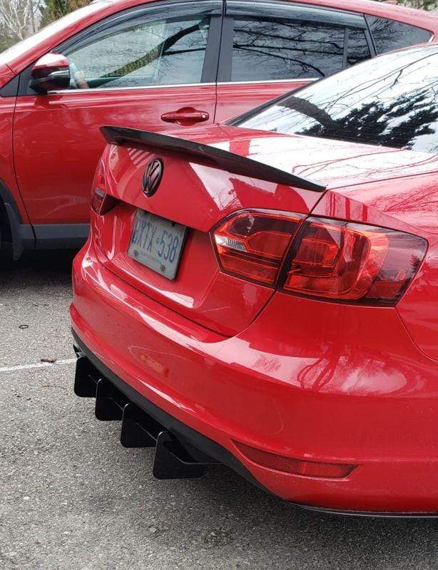 Ventus Autoworks Rear Diffuser w/ Rear Spats | Volkswagen GLI 11-14 ...