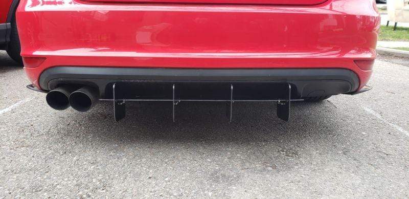 Ventus Autoworks Rear Diffuser w/ Rear Spats | Volkswagen GLI 11-14 ...