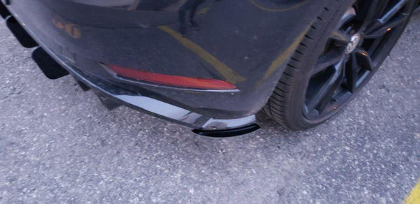 Ventus Autoworks Rear Diffuser w/ Rear Corner Spats | Volkswagen Mk7.5 ...