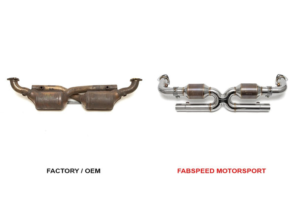 Fabspeed Sport Cat X-Pipe - Porsche 996 GT3 | FS.POR.996GT3.SCX – UroTuning