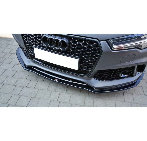 Maxton Design Front Splitter V.1 - Audi RS7 C7 Face Lift | AU-RS7-1F ...