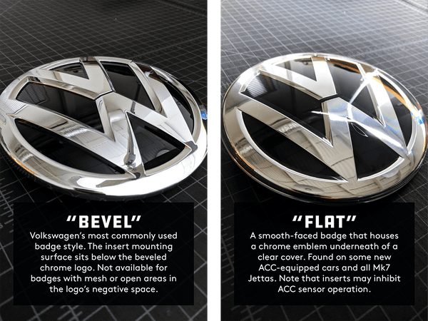 K27-17VFR | VW Front Badge Insert - Oryx White Pearl – UroTuning